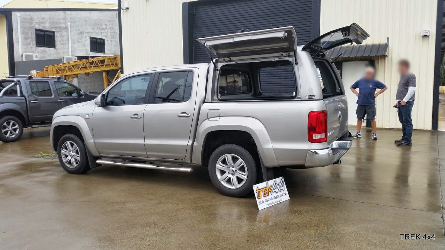 VW AMAROK WORKSTYLE in SAND BEIGE P8P8 left open windows – Canopies for ...