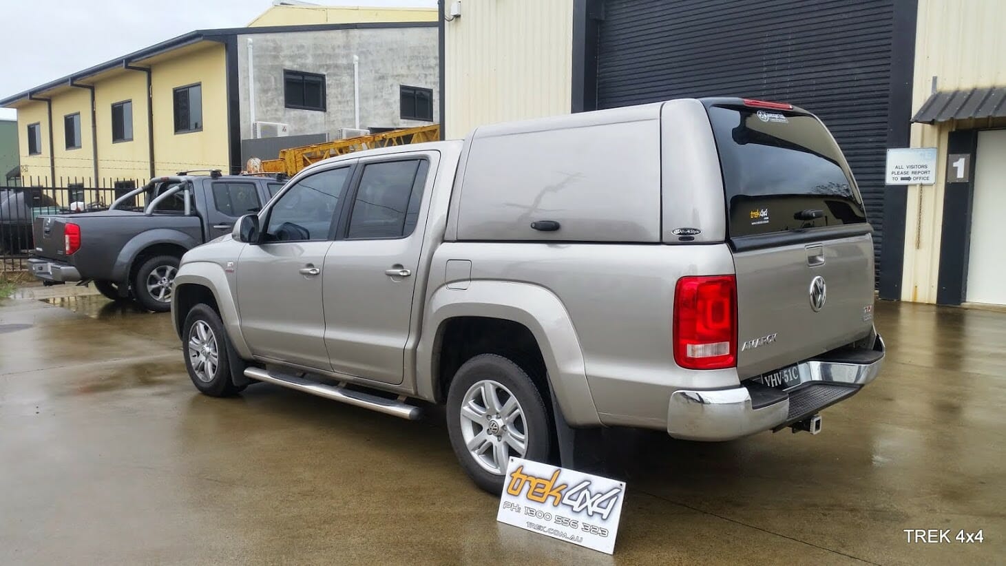 VW AMAROK WORKSTYLE in SAND BEIGE P8P8 rear side – Canopies for your ...